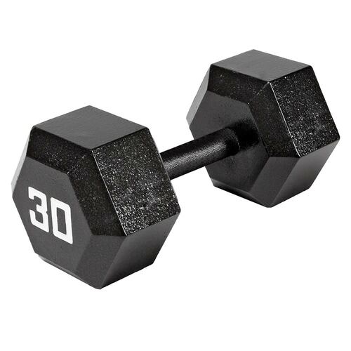 30 LB CAST HEX DUMBELL - IV-2030 – The Sports Center